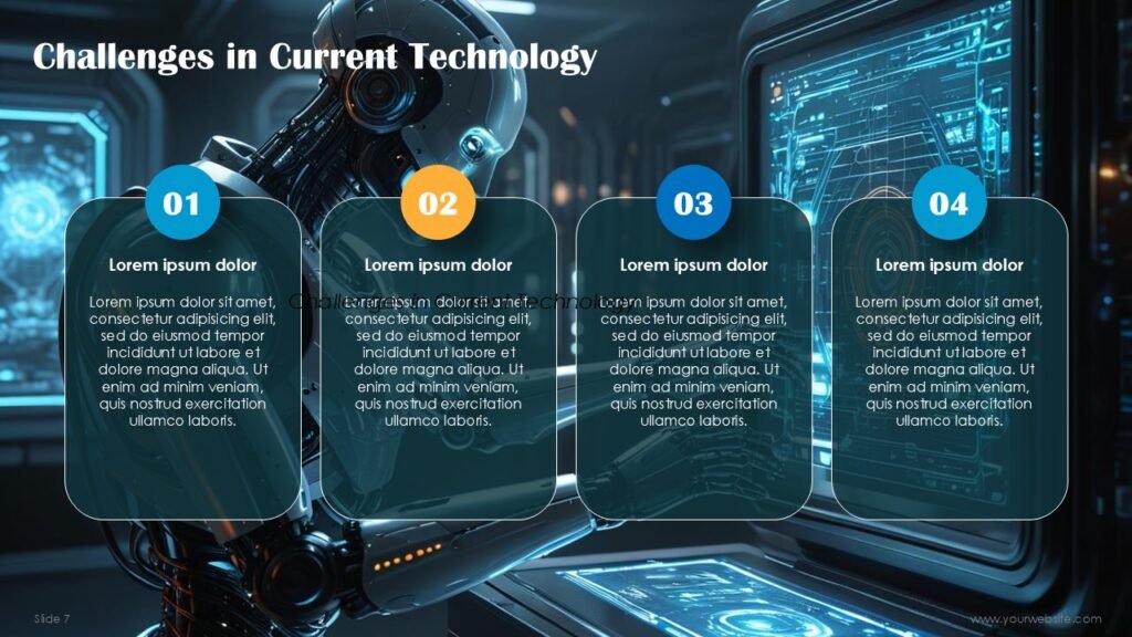 Free AI Technology Project Presentation Template