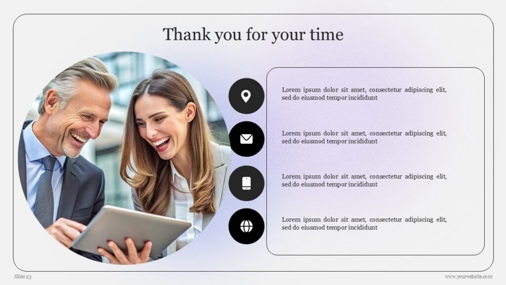 Free Business Management Meeting PowerPoint Presentation Template
