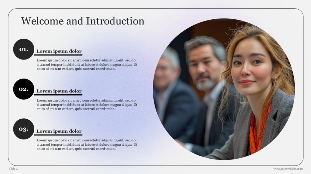 Free Business Management Meeting PowerPoint Presentation Template
