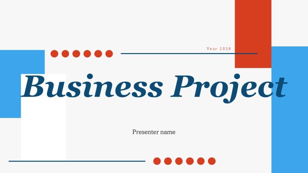 Free Business Project Powerpoint Presentation Template