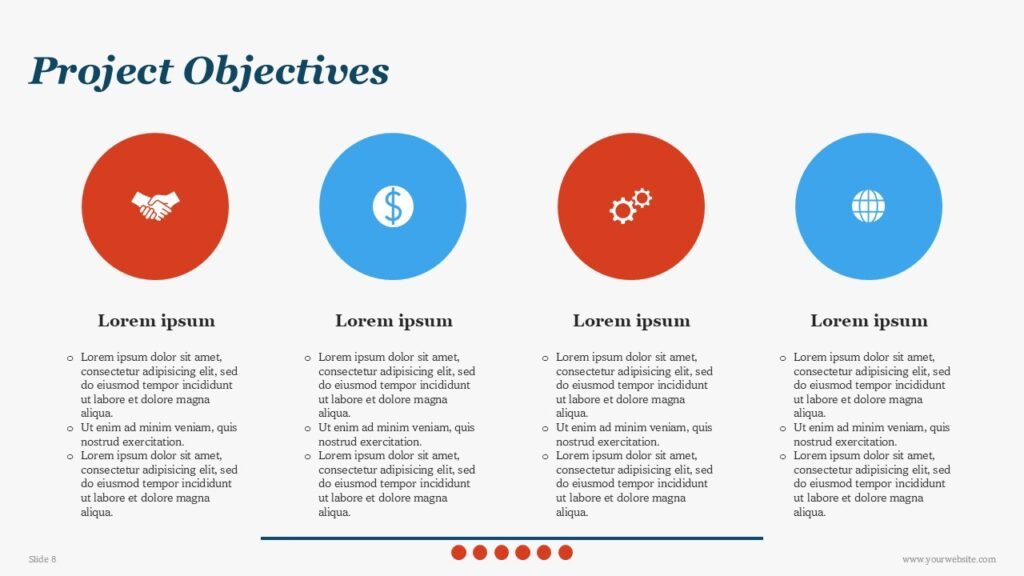 Free Business Project Powerpoint Presentation Template