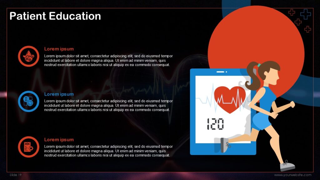 Free Cardiology Human Heart PowerPoint Template