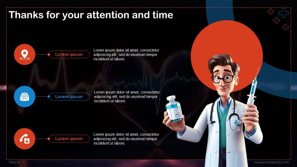 Free Cardiology Human Heart PowerPoint Template