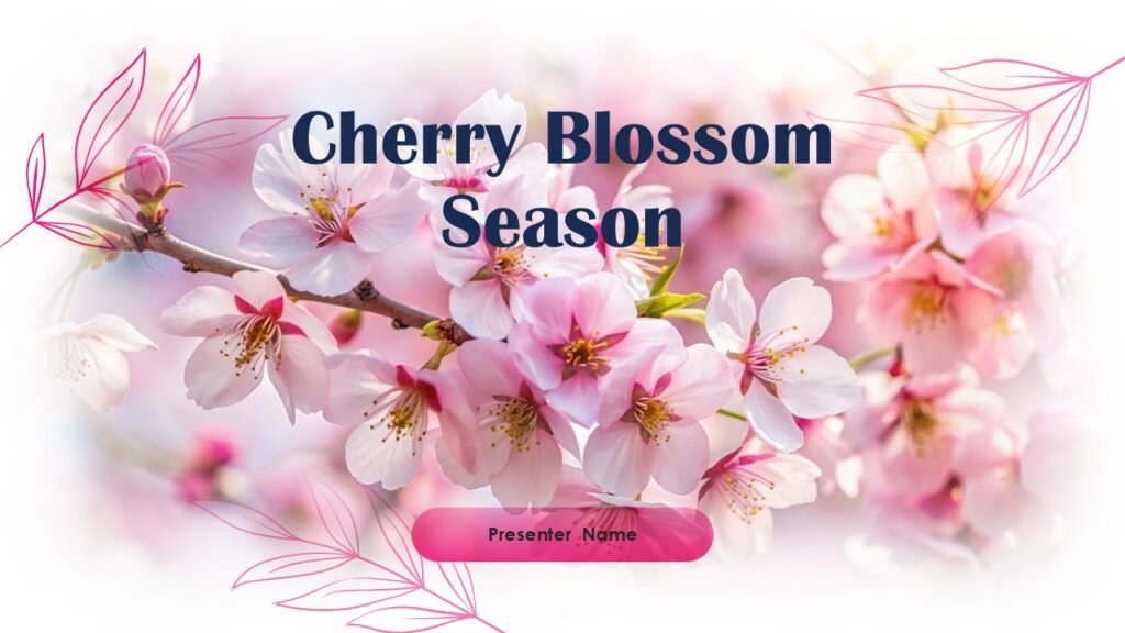 Free Cherry Blossom Season Presentation Templates