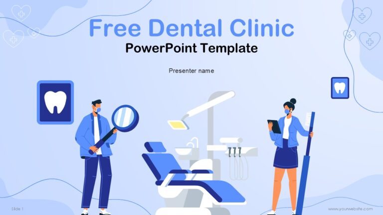 Free Dental Clinic PowerPoint Presentation Template
