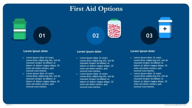 Free First Aid Kit PowerPoint Presentation Template