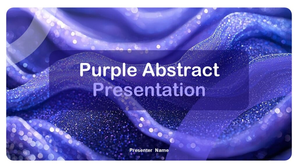 Free Purple Abstract Presentation Templates