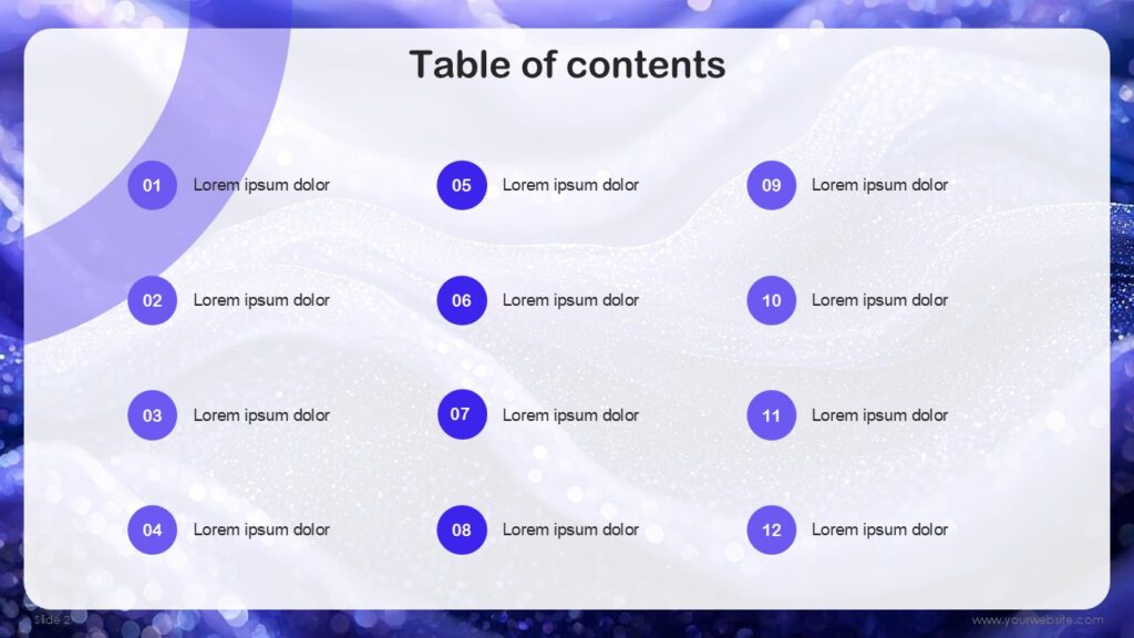 Free Purple Abstract Presentation Templates