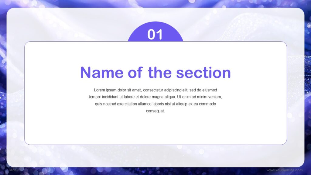 Free Purple Abstract Presentation Templates