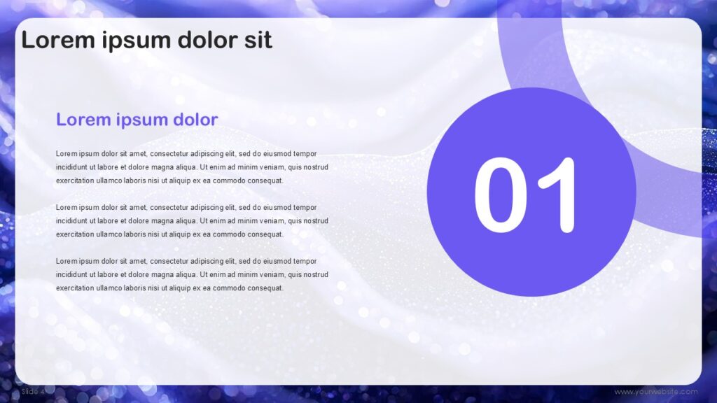Free Purple Abstract Presentation Templates
