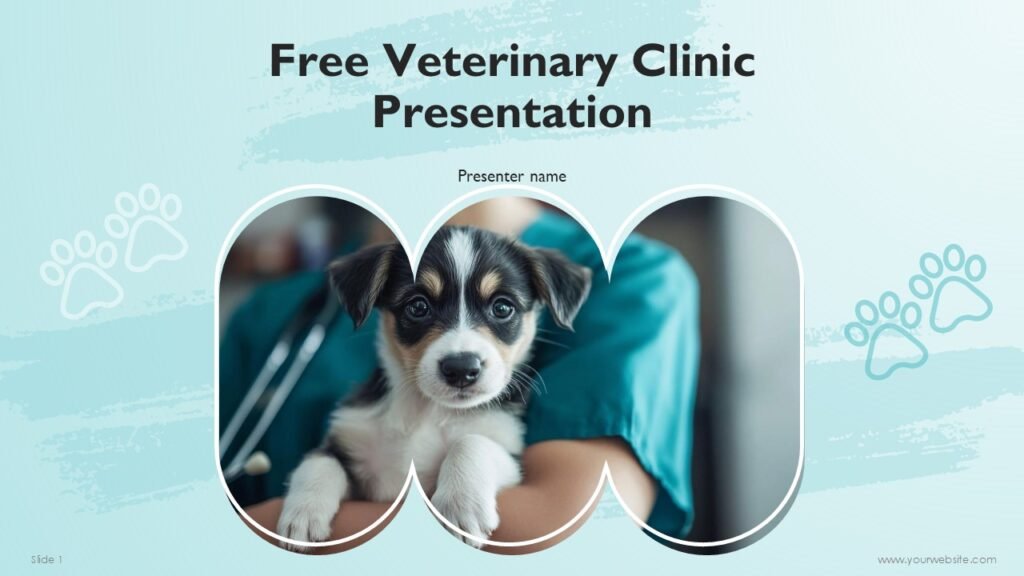 Free Veterinary Clinic PowerPoint Template