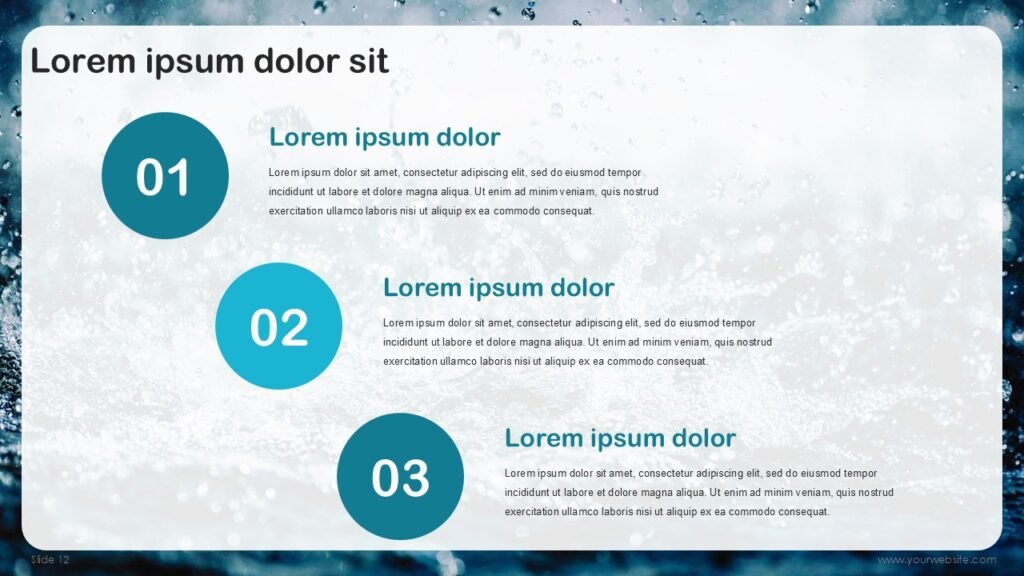 Free World Water Day Presentation Templates