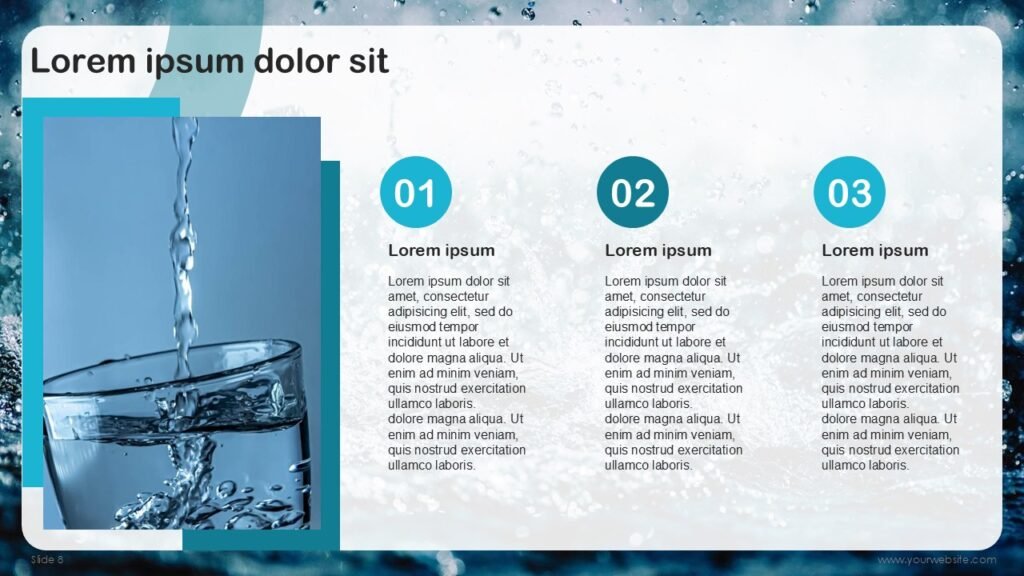 Free World Water Day Presentation Templates