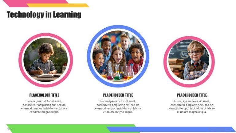 Free Colorful Kindergarten PowerPoint Presentation Templates