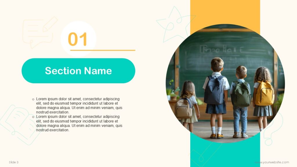 Free Kids Education PowerPoint Templates