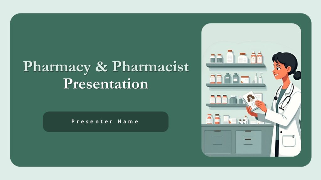 Free Pharmacy and Pharmacist PowerPoint Presentation Template