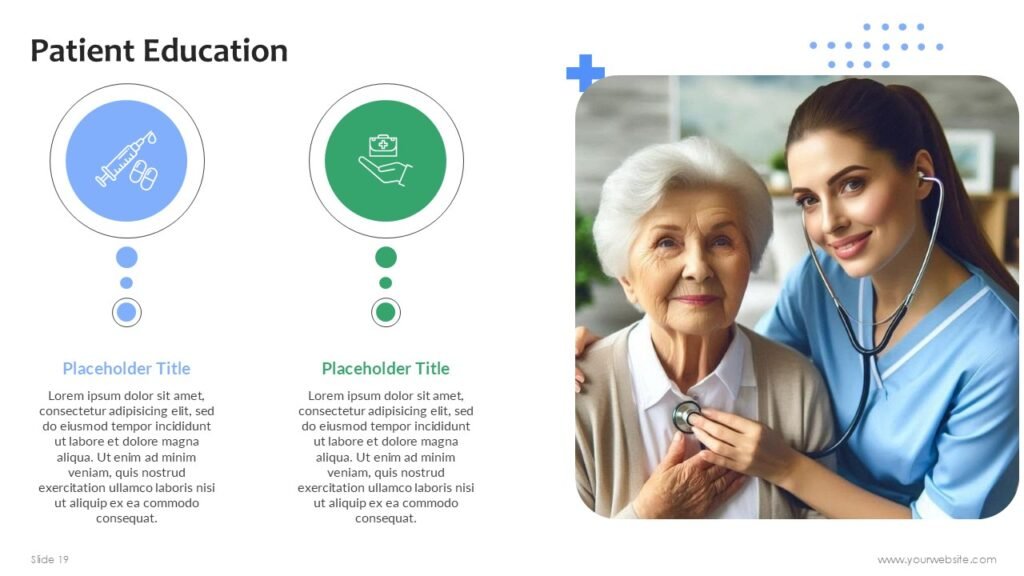 Free Wellness and Health Goals PowerPoint Template