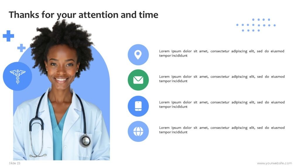 Free Wellness and Health Goals PowerPoint Template