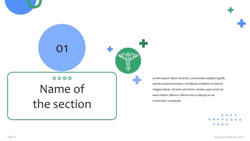 Free Wellness and Health Goals PowerPoint Template