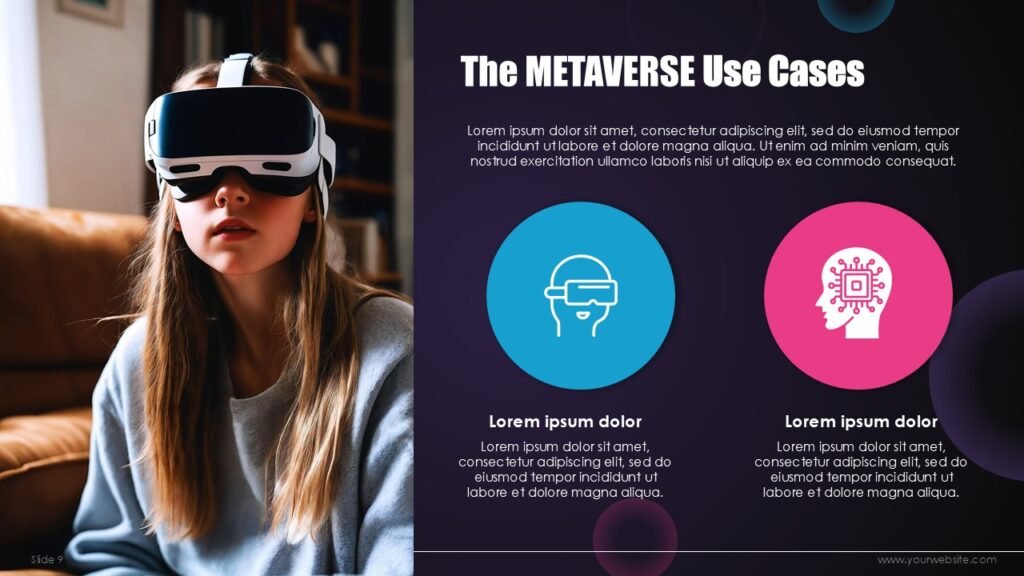 Free Metaverse PowerPoint Template & Google Slides