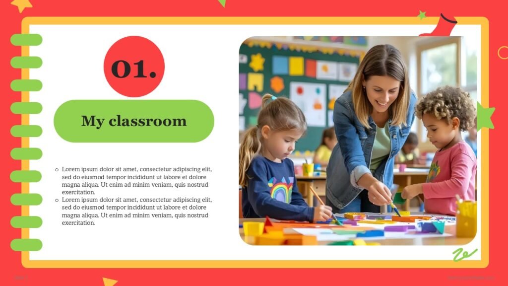 Free Middle School Education PowerPoint Template