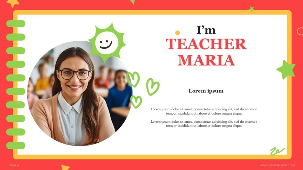 Free Middle School Education PowerPoint Template