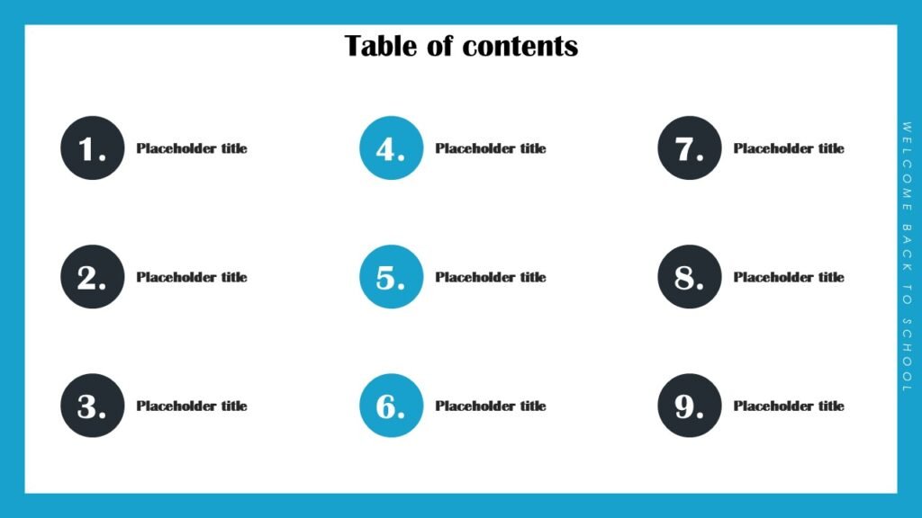 Free Welcome Back to School PowerPoint Presentation Template