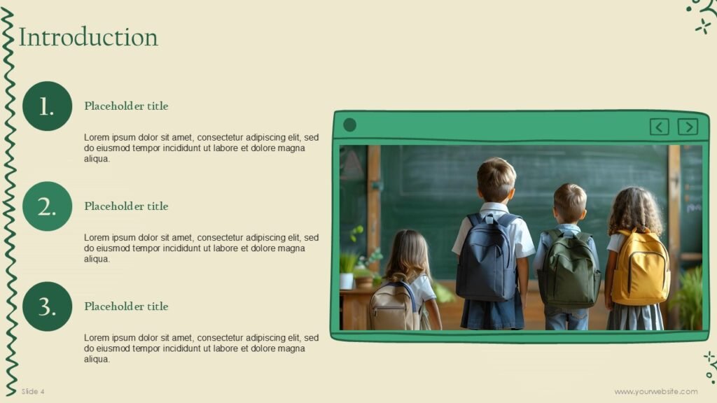 Free Welcome Back to School PowerPoint Template & Google Slides