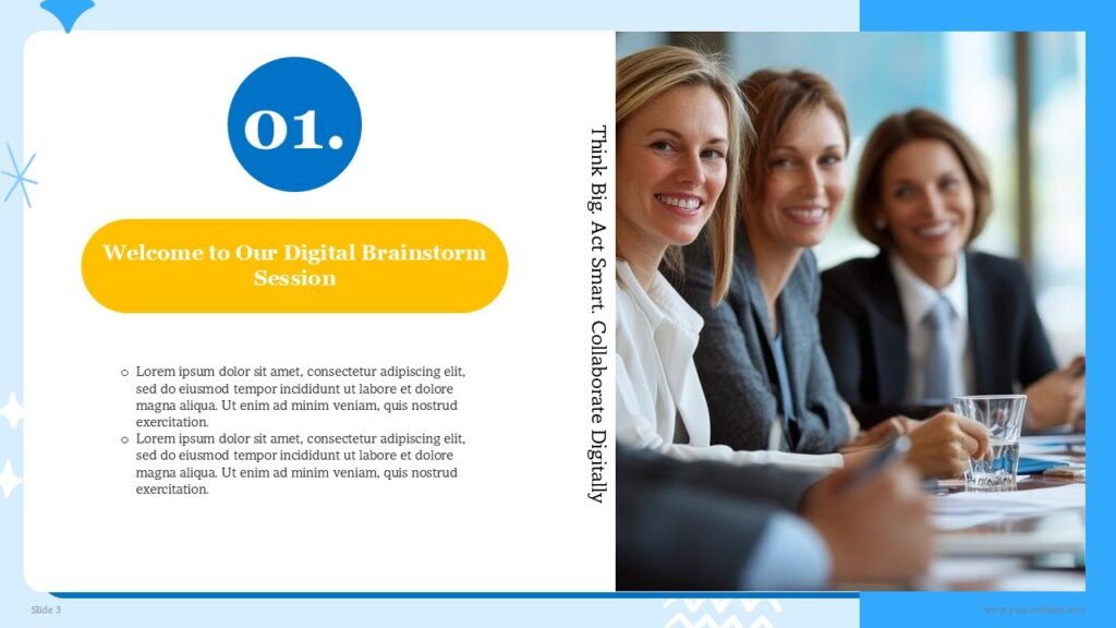 Mind Mapping & Digital Brainstorming PowerPoint Template