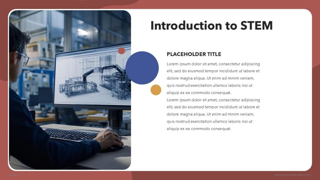 Modern STEM Education PowerPoint Template for Schools & Colleges