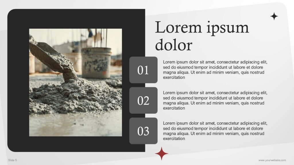 Cement Factory Business Plan Free PowerPoint Template