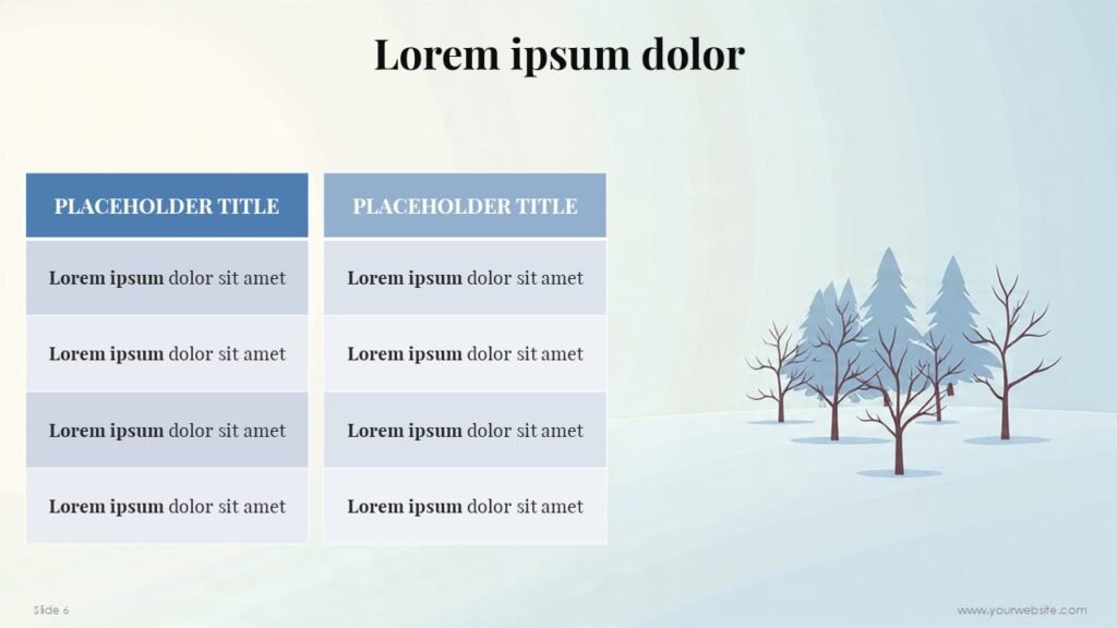 Hello Winter Free Google Slides Themes & PPT Template