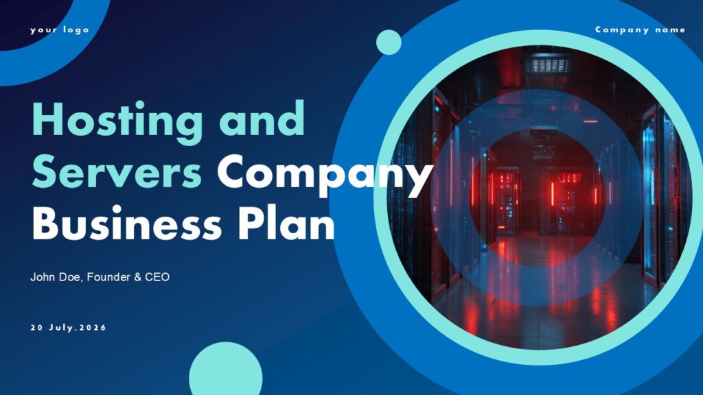 Hosting & Servers Company Business Plan Free Template